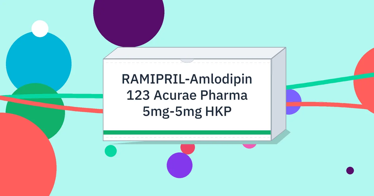 Symbolbild: Packung mit der Aufschrift RAMIPRIL-Amlodipin 123 Acurae Pharma 5mg-5mg HKP (PZN 19267007) – Verfügbarkeit und Bezug in Apotheken in Frankfurt am Main