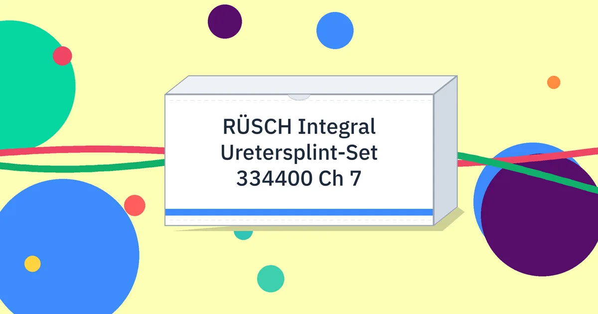 Symbolbild: Packung mit der Aufschrift RÜSCH Integral Uretersplint-Set 334400 Ch 7 (PZN 04249593) – Verfügbarkeit und Bezug in Apotheken in Frankfurt am Main