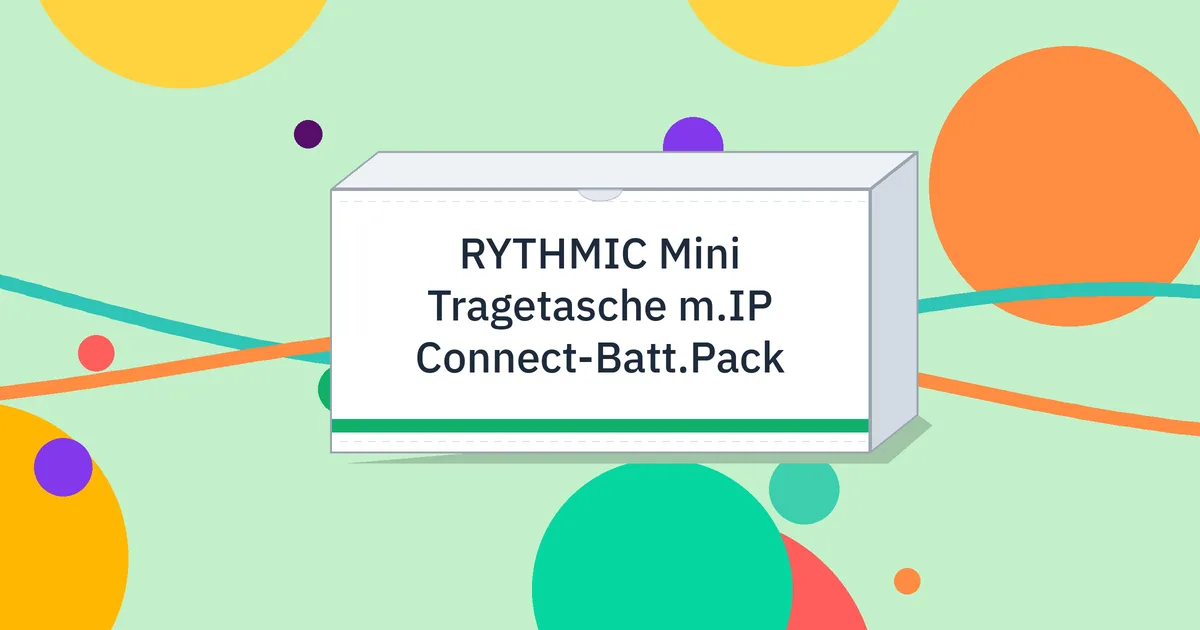 Symbolbild: Packung mit der Aufschrift RYTHMIC Mini Tragetasche m.IP Connect-Batt.Pack (PZN 17865276) – Verfügbarkeit und Bezug in Apotheken in Frankfurt am Main