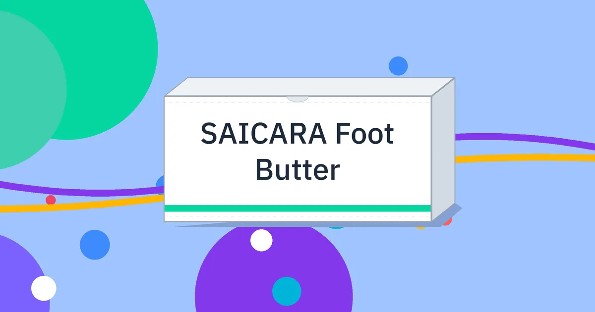 Symbolbild: Packung mit der Aufschrift SAICARA Foot Butter (PZN 02404078) – Verfügbarkeit und Bezug in Apotheken in Frankfurt am Main