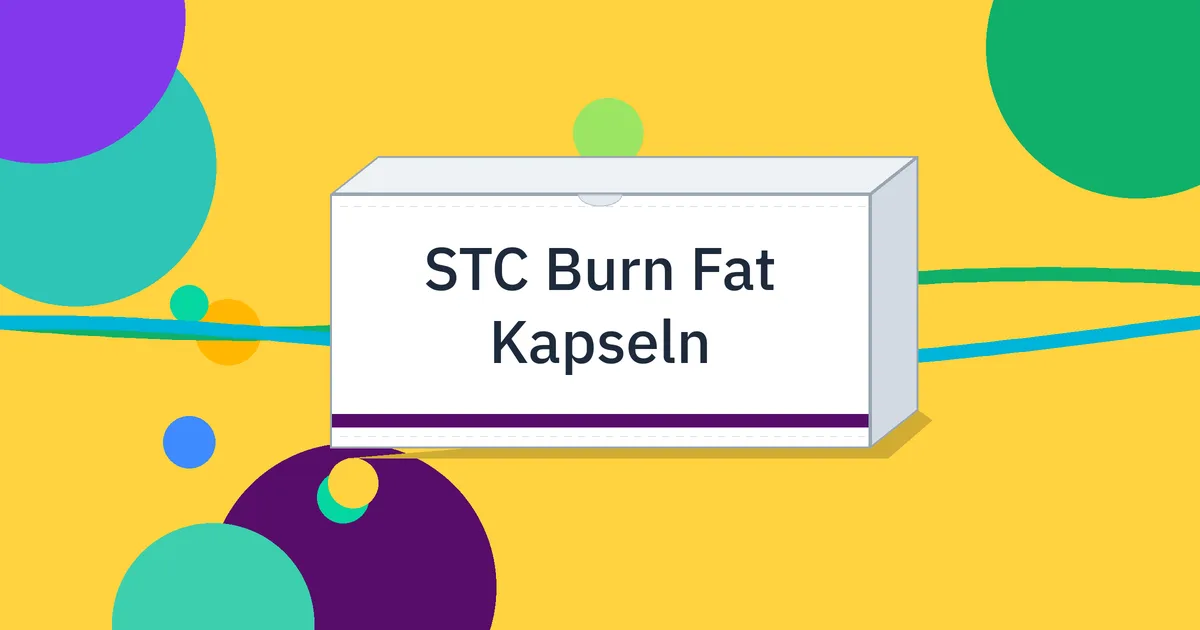 Symbolbild: Packung mit der Aufschrift STC Burn Fat Kapseln (PZN 15392342) – Verfügbarkeit und Bezug in Apotheken in Frankfurt am Main