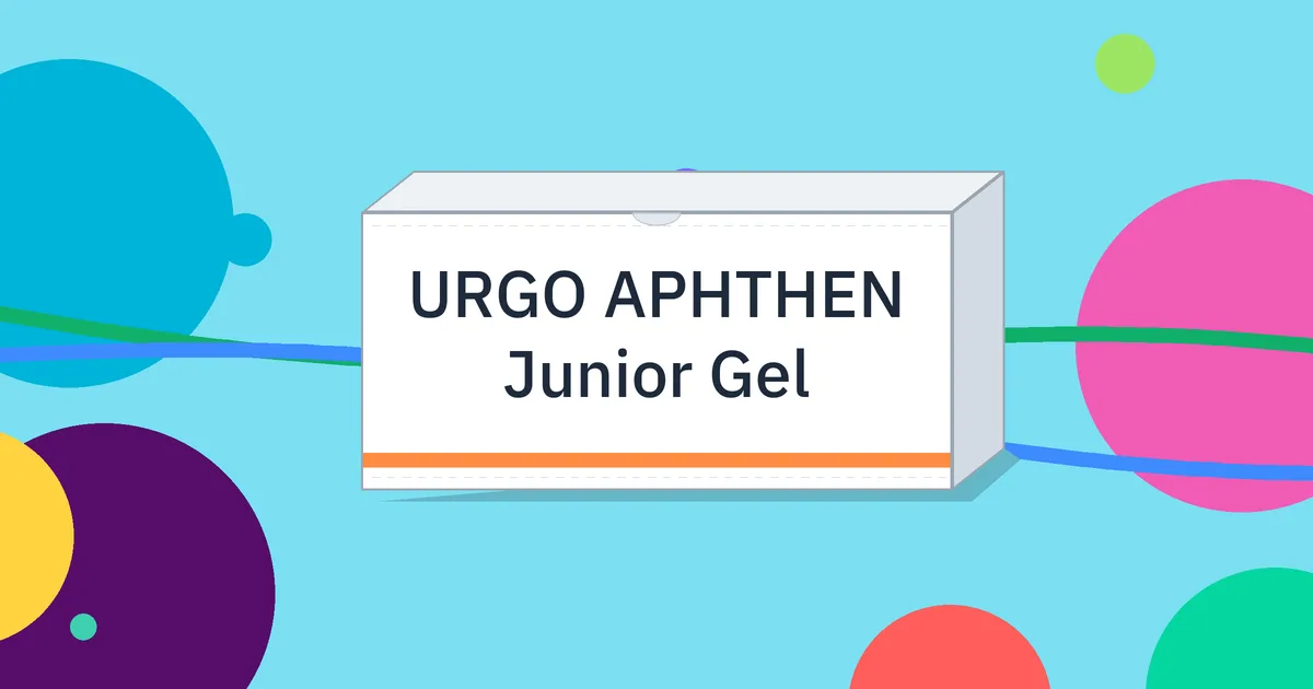Symbolbild: Packung mit der Aufschrift URGO APHTHEN Junior Gel (PZN 20165967) – Verfügbarkeit und Bezug in Apotheken in Frankfurt am Main