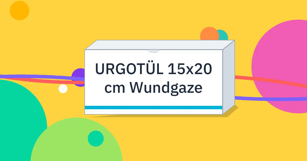 Symbolbild: Packung mit der Aufschrift URGOTÜL 15x20 cm Wundgaze (PZN 01161395) – Verfügbarkeit und Bezug in Apotheken in Frankfurt am Main