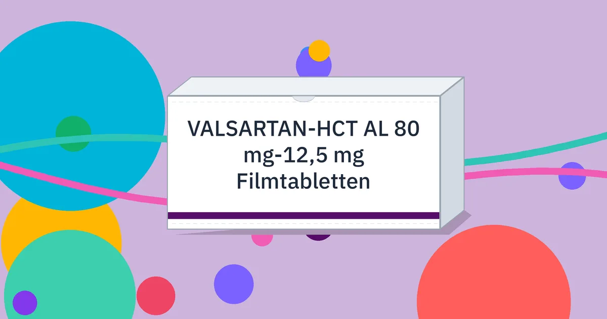 Symbolbild: Packung mit der Aufschrift VALSARTAN-HCT AL 80 mg-12,5 mg Filmtabletten (PZN 07758467) – Verfügbarkeit und Bezug in Apotheken in Frankfurt am Main