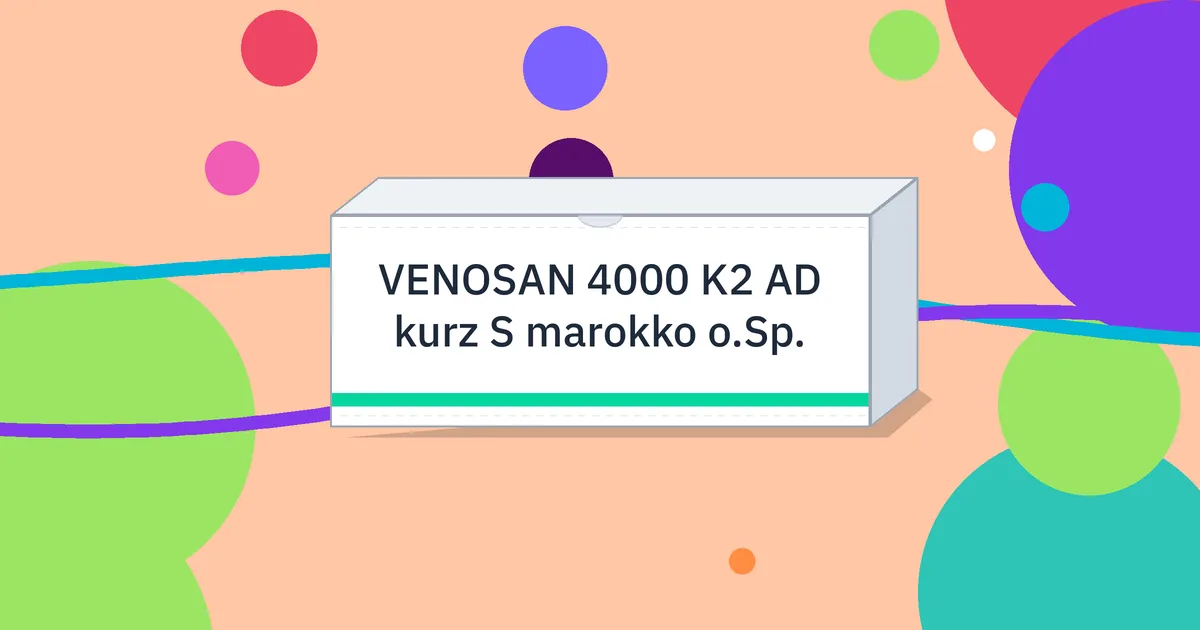 Symbolbild: Packung mit der Aufschrift VENOSAN 4000 K2 AD kurz S marokko o.Sp. (PZN 14425588) – Verfügbarkeit und Bezug in Apotheken in Frankfurt am Main