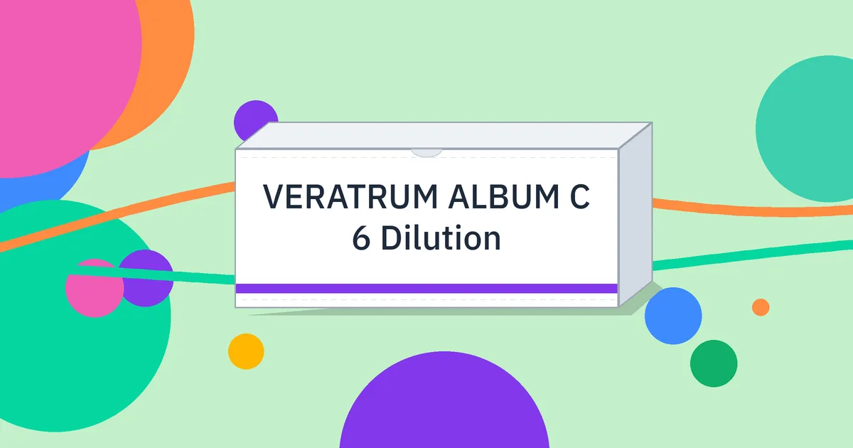Symbolbild: Packung mit der Aufschrift VERATRUM ALBUM C 6 Dilution (PZN 07183179) – Verfügbarkeit und Bezug in Apotheken in Frankfurt am Main