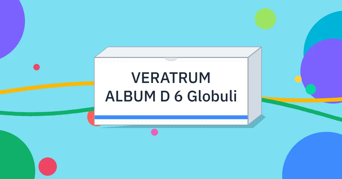 Symbolbild: Packung mit der Aufschrift VERATRUM ALBUM D 6 Globuli (PZN 02108150) – Verfügbarkeit und Bezug in Apotheken in Frankfurt am Main