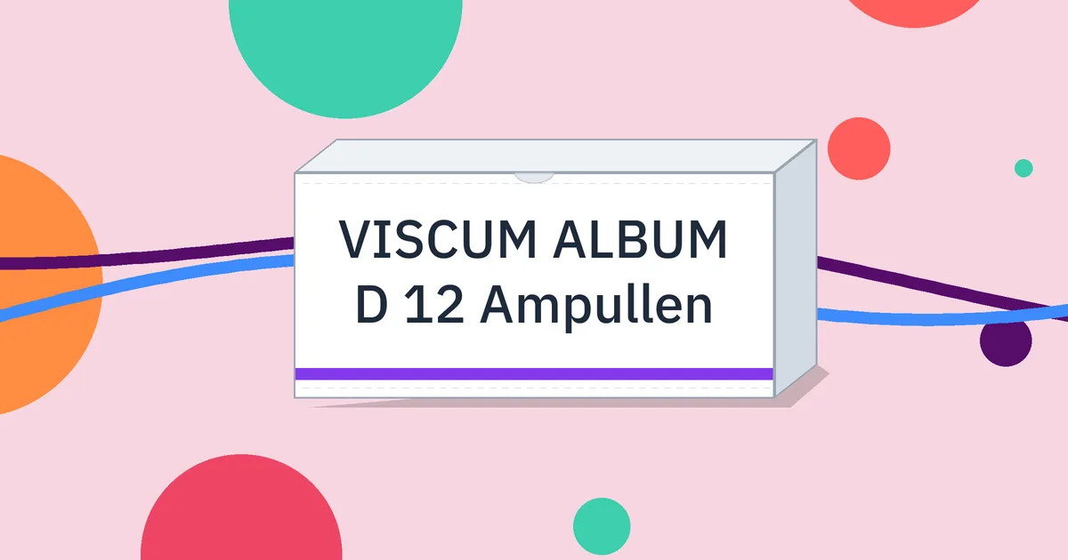 Symbolbild: Packung mit der Aufschrift VISCUM ALBUM D 12 Ampullen (PZN 11708854) – Verfügbarkeit und Bezug in Apotheken in Frankfurt am Main