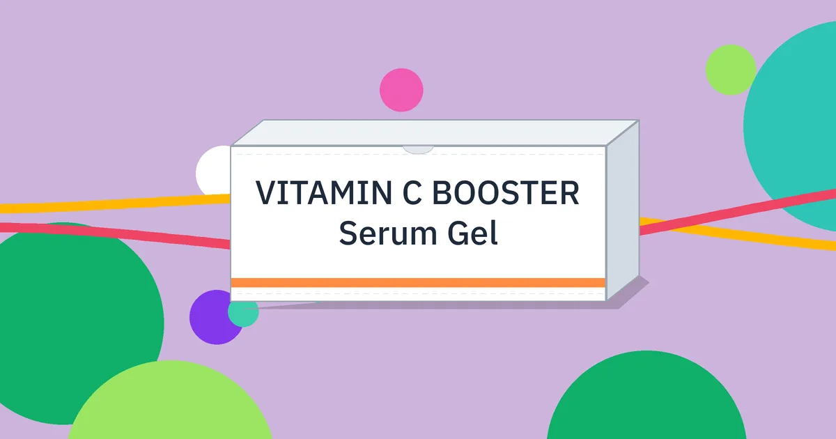 Symbolbild: Packung mit der Aufschrift VITAMIN C BOOSTER Serum Gel (PZN 15382378) – Verfügbarkeit und Bezug in Apotheken in Frankfurt am Main
