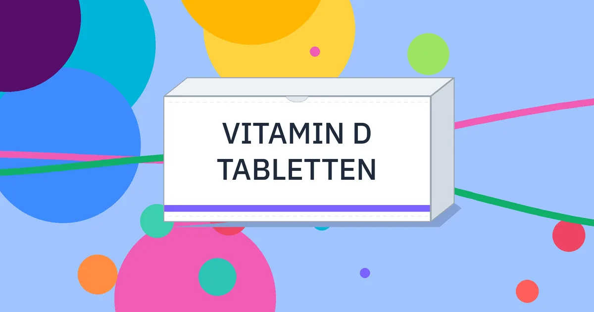 Symbolbild: Packung mit der Aufschrift VITAMIN D TABLETTEN (PZN 13725489) – Verfügbarkeit und Bezug in Apotheken in Frankfurt am Main