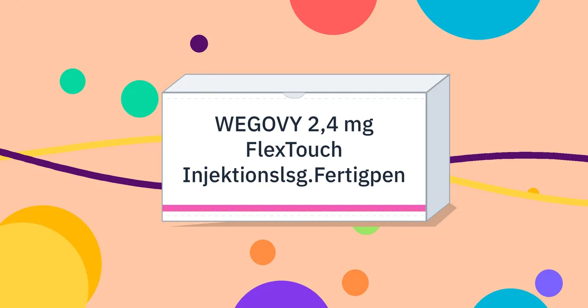 Symbolbild: Packung mit der Aufschrift WEGOVY 2,4 mg FlexTouch Injektionslsg.Fertigpen (PZN 18299347) – Verfügbarkeit und Bezug in Apotheken in Frankfurt am Main