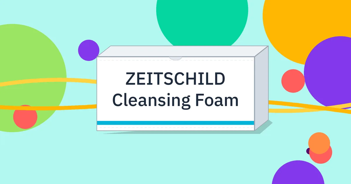Symbolbild: Packung mit der Aufschrift ZEITSCHILD Cleansing Foam (PZN 19836273) – Verfügbarkeit und Bezug in Apotheken in Frankfurt am Main
