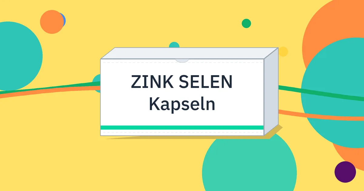 Symbolbild: Packung mit der Aufschrift ZINK SELEN Kapseln (PZN 16044117) – Verfügbarkeit und Bezug in Apotheken in Frankfurt am Main