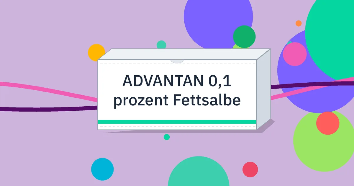 Symbolbild: Packung mit der Aufschrift ADVANTAN 0,1 prozent Fettsalbe (PZN 04939369) – Verfügbarkeit und Bezug in Apotheken in Frankfurt am Main