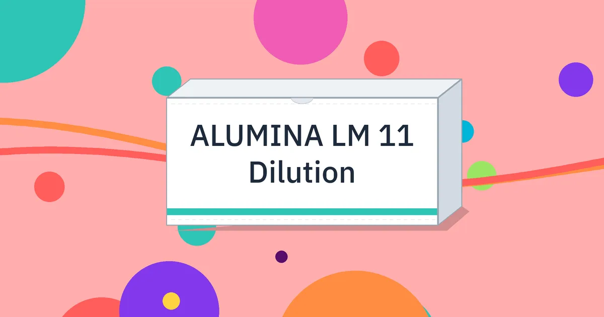 Symbolbild: Packung mit der Aufschrift ALUMINA LM 11 Dilution (PZN 12758452) – Verfügbarkeit und Bezug in Apotheken in Frankfurt am Main