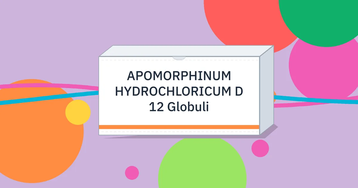 Symbolbild: Packung mit der Aufschrift APOMORPHINUM HYDROCHLORICUM D 12 Globuli (PZN 16689073) – Verfügbarkeit und Bezug in Apotheken in Frankfurt am Main
