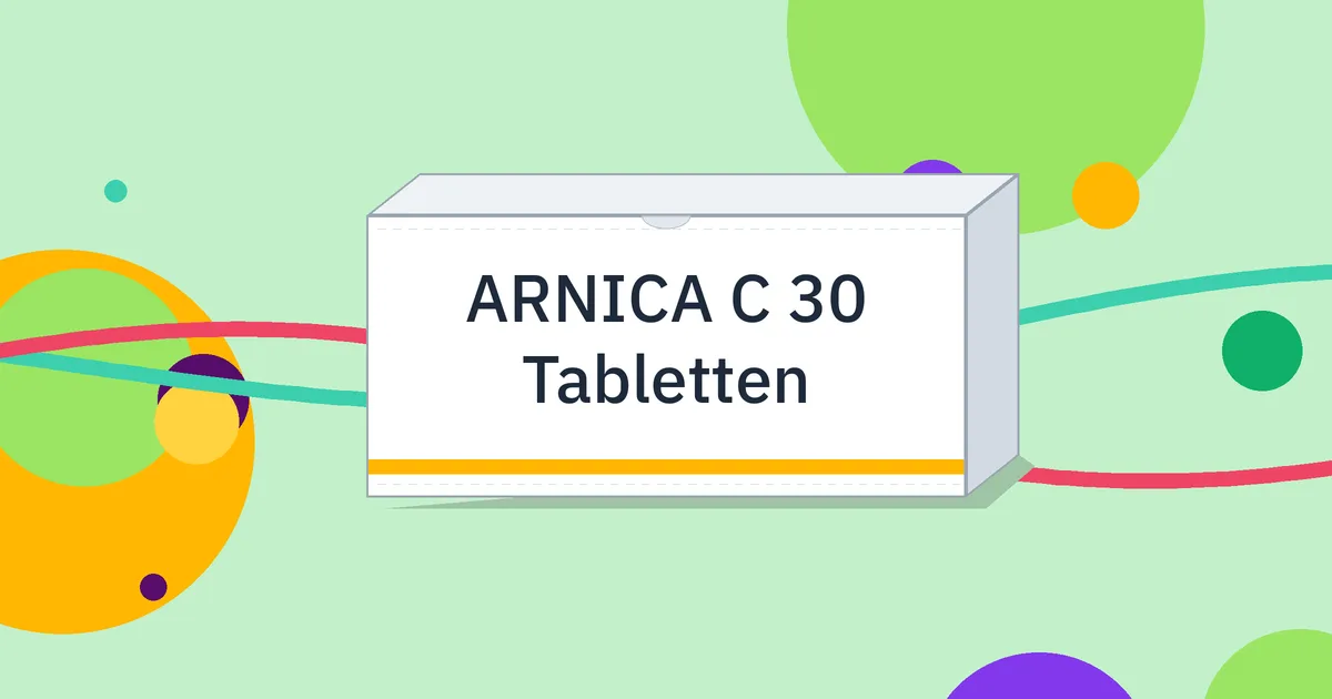 Symbolbild: Packung mit der Aufschrift ARNICA C 30 Tabletten (PZN 02893798) – Verfügbarkeit und Bezug in Apotheken in Frankfurt am Main
