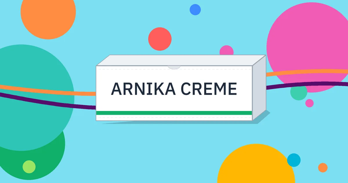 Symbolbild: Packung mit der Aufschrift ARNIKA CREME (PZN 11887472) – Verfügbarkeit und Bezug in Apotheken in Frankfurt am Main