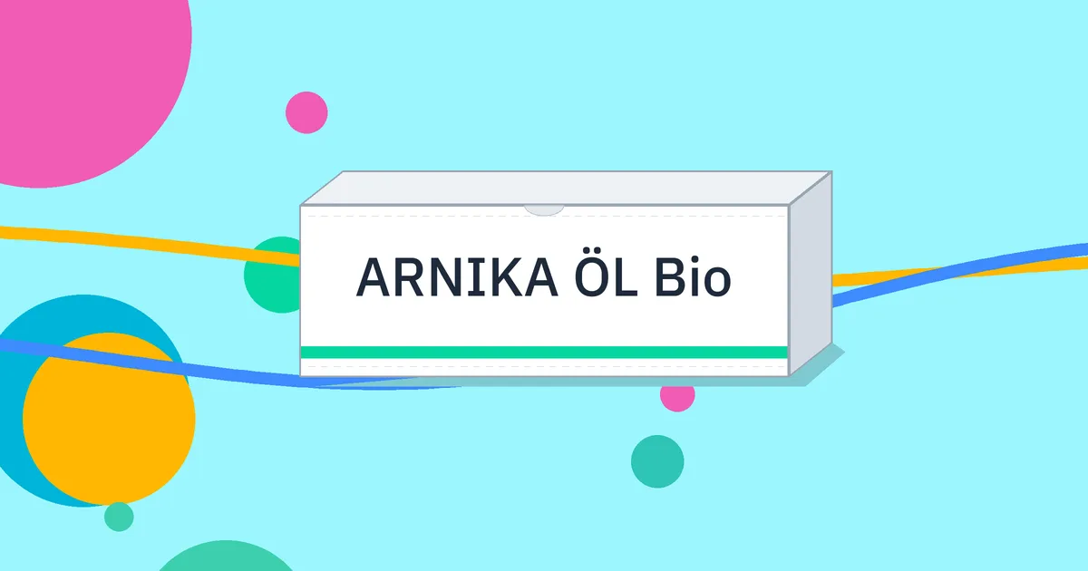 Symbolbild: Packung mit der Aufschrift ARNIKA ÖL Bio (PZN 18194915) – Verfügbarkeit und Bezug in Apotheken in Frankfurt am Main