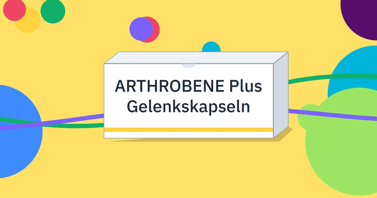 Symbolbild: Packung mit der Aufschrift ARTHROBENE Plus Gelenkskapseln (PZN 05117008) – Verfügbarkeit und Bezug in Apotheken in Frankfurt am Main