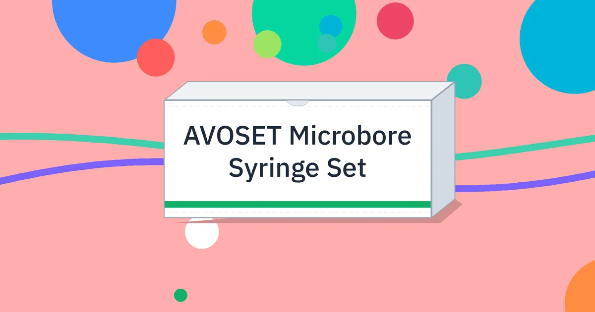 Symbolbild: Packung mit der Aufschrift AVOSET Microbore Syringe Set (PZN 19105316) – Verfügbarkeit und Bezug in Apotheken in Frankfurt am Main