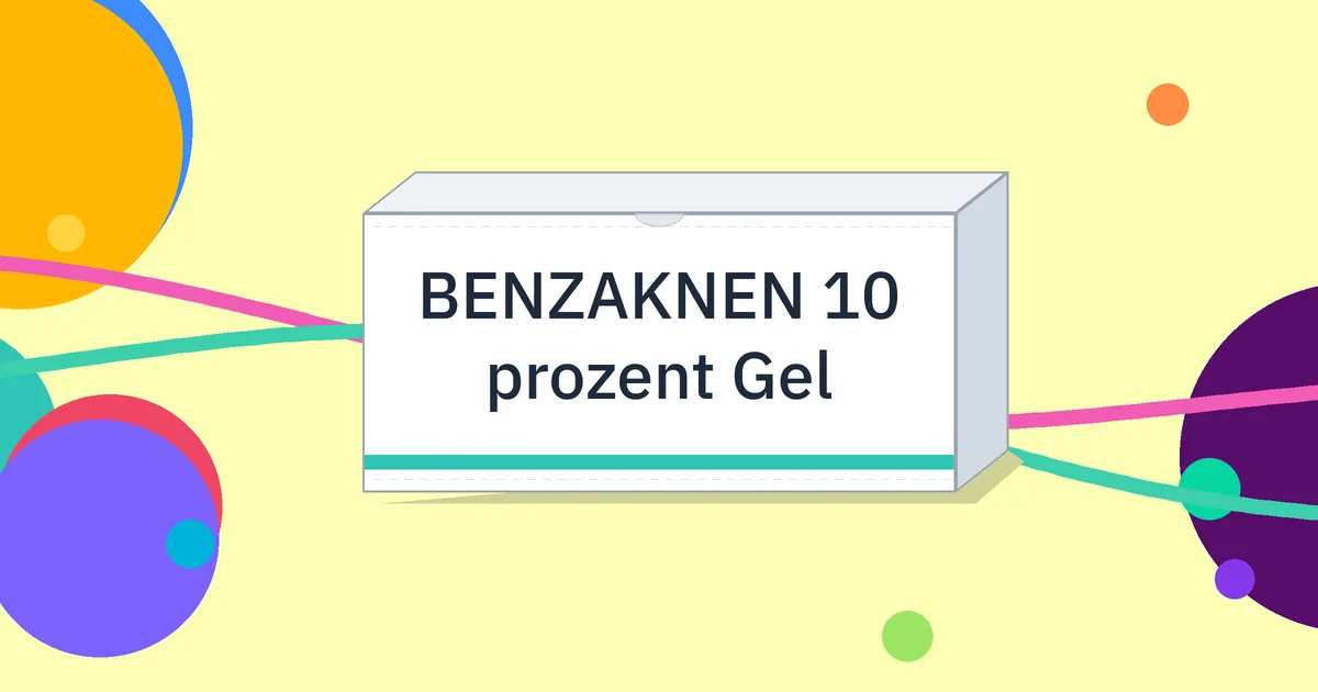 Symbolbild: Packung mit der Aufschrift BENZAKNEN 10 prozent Gel (PZN 15250642) – Verfügbarkeit und Bezug in Apotheken in Frankfurt am Main