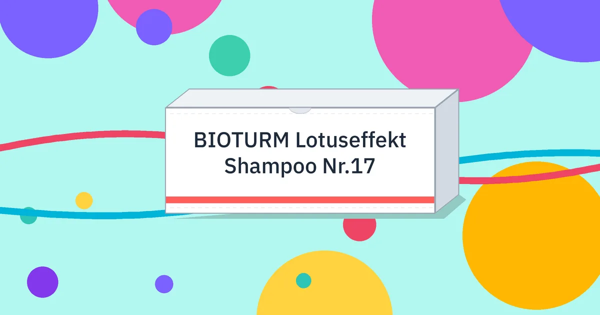 Symbolbild: Packung mit der Aufschrift BIOTURM Lotuseffekt Shampoo Nr.17 (PZN 09488316) – Verfügbarkeit und Bezug in Apotheken in Frankfurt am Main