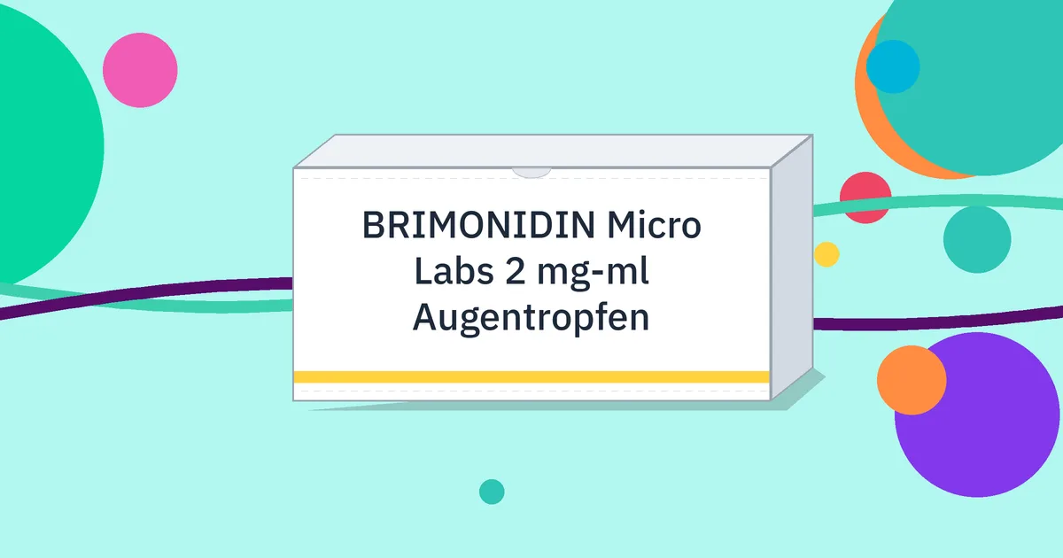 Symbolbild: Packung mit der Aufschrift BRIMONIDIN Micro Labs 2 mg-ml Augentropfen (PZN 17248968) – Verfügbarkeit und Bezug in Apotheken in Frankfurt am Main