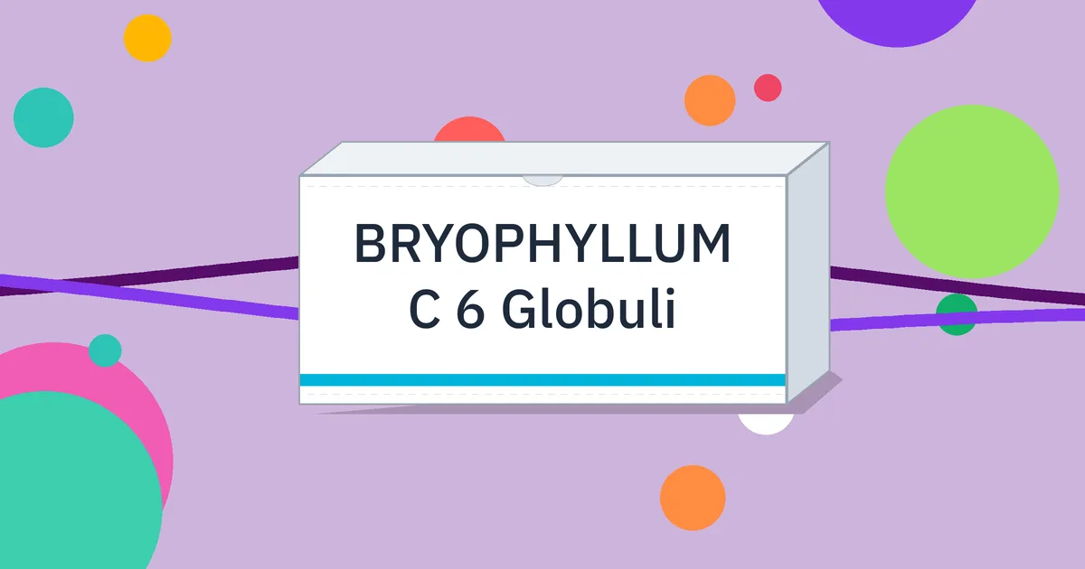 Symbolbild: Packung mit der Aufschrift BRYOPHYLLUM C 6 Globuli (PZN 19718562) – Verfügbarkeit und Bezug in Apotheken in Frankfurt am Main
