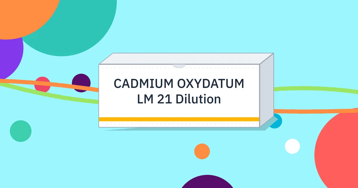 Symbolbild: Packung mit der Aufschrift CADMIUM OXYDATUM LM 21 Dilution (PZN 13401338) – Verfügbarkeit und Bezug in Apotheken in Frankfurt am Main