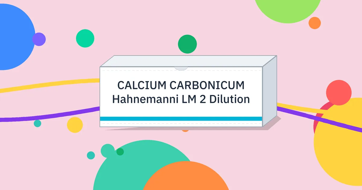Symbolbild: Packung mit der Aufschrift CALCIUM CARBONICUM Hahnemanni LM 2 Dilution (PZN 12803388) – Verfügbarkeit und Bezug in Apotheken in Frankfurt am Main
