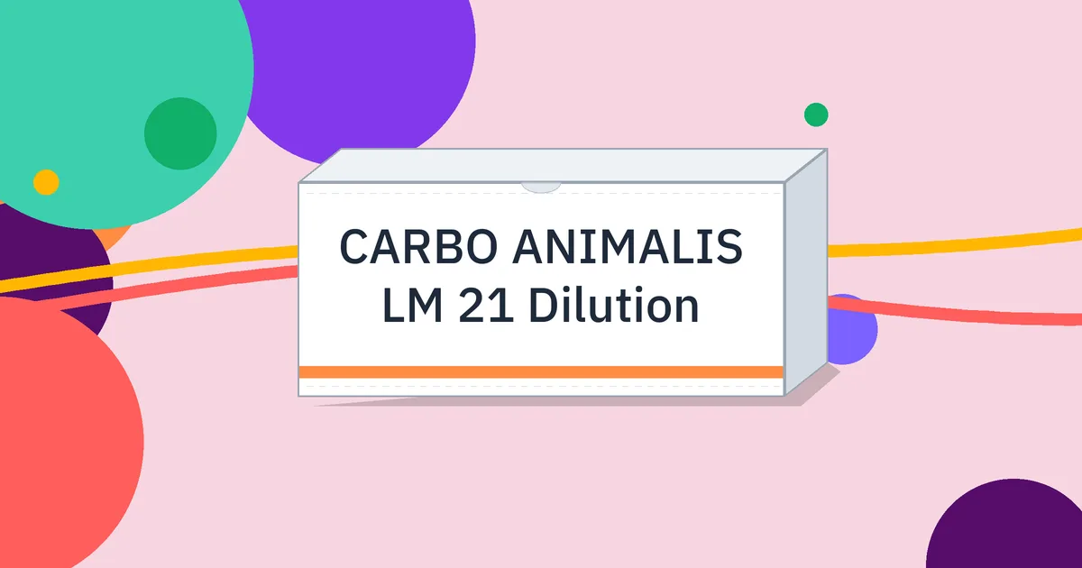 Symbolbild: Packung mit der Aufschrift CARBO ANIMALIS LM 21 Dilution (PZN 12809178) – Verfügbarkeit und Bezug in Apotheken in Frankfurt am Main