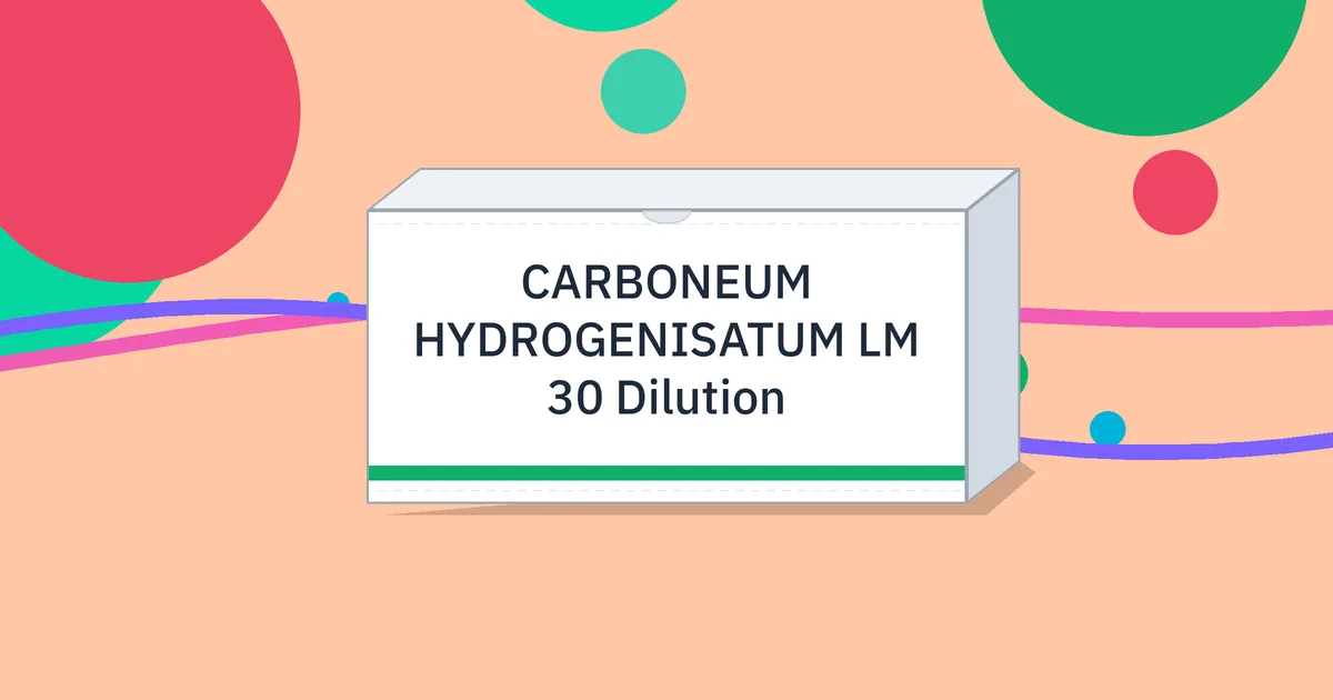 Symbolbild: Packung mit der Aufschrift CARBONEUM HYDROGENISATUM LM 30 Dilution (PZN 13428432) – Verfügbarkeit und Bezug in Apotheken in Frankfurt am Main
