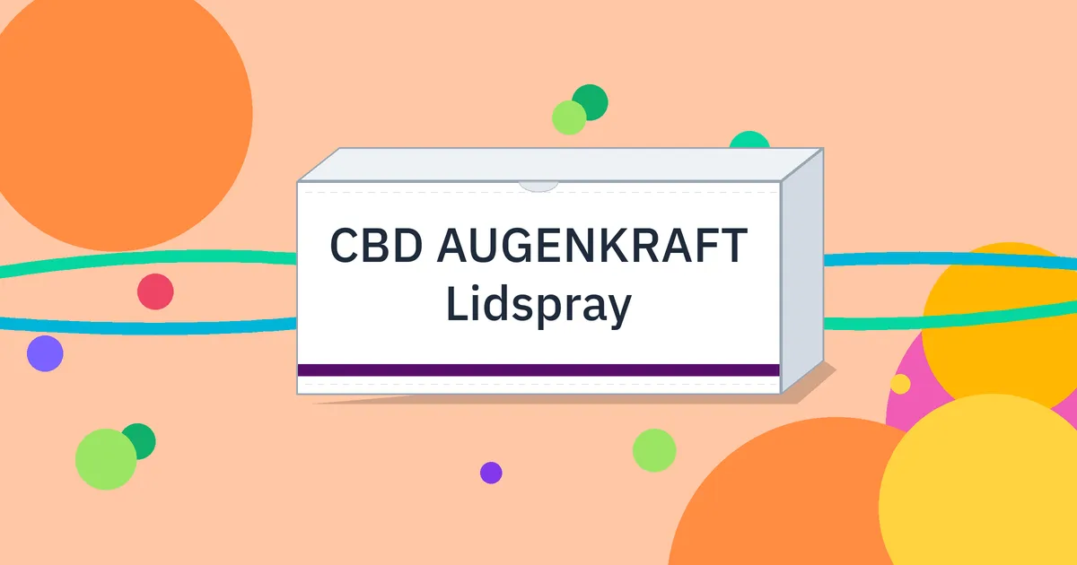 Symbolbild: Packung mit der Aufschrift CBD AUGENKRAFT Lidspray (PZN 17923536) – Verfügbarkeit und Bezug in Apotheken in Frankfurt am Main