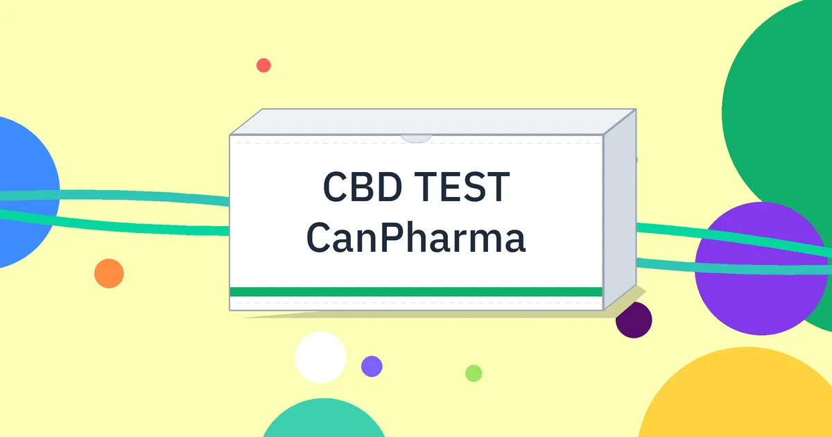 Symbolbild: Packung mit der Aufschrift CBD TEST CanPharma (PZN 17819141) – Verfügbarkeit und Bezug in Apotheken in Frankfurt am Main