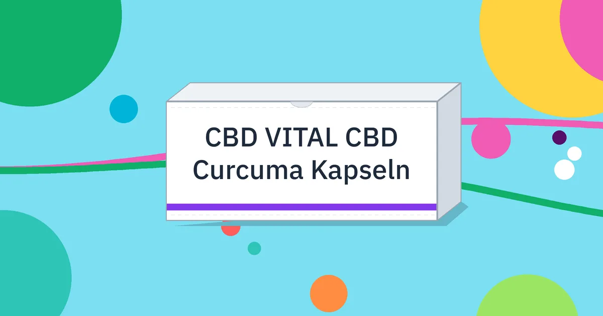 Symbolbild: Packung mit der Aufschrift CBD VITAL CBD Curcuma Kapseln (PZN 18027703) – Verfügbarkeit und Bezug in Apotheken in Frankfurt am Main