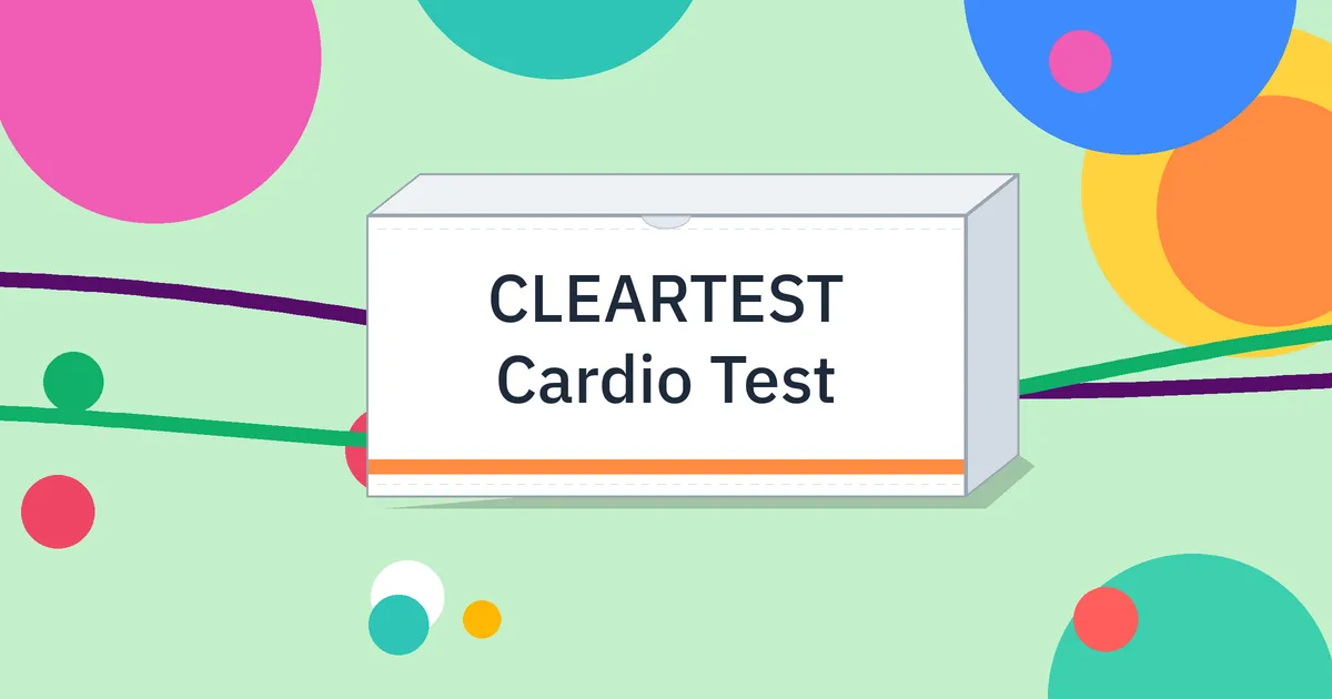Symbolbild: Packung mit der Aufschrift CLEARTEST Cardio Test (PZN 18038670) – Verfügbarkeit und Bezug in Apotheken in Frankfurt am Main
