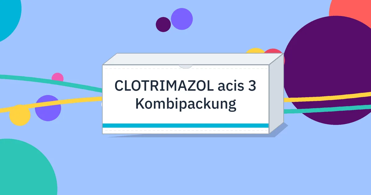 Symbolbild: Packung mit der Aufschrift CLOTRIMAZOL acis 3 Kombipackung (PZN 14439886) – Verfügbarkeit und Bezug in Apotheken in Frankfurt am Main