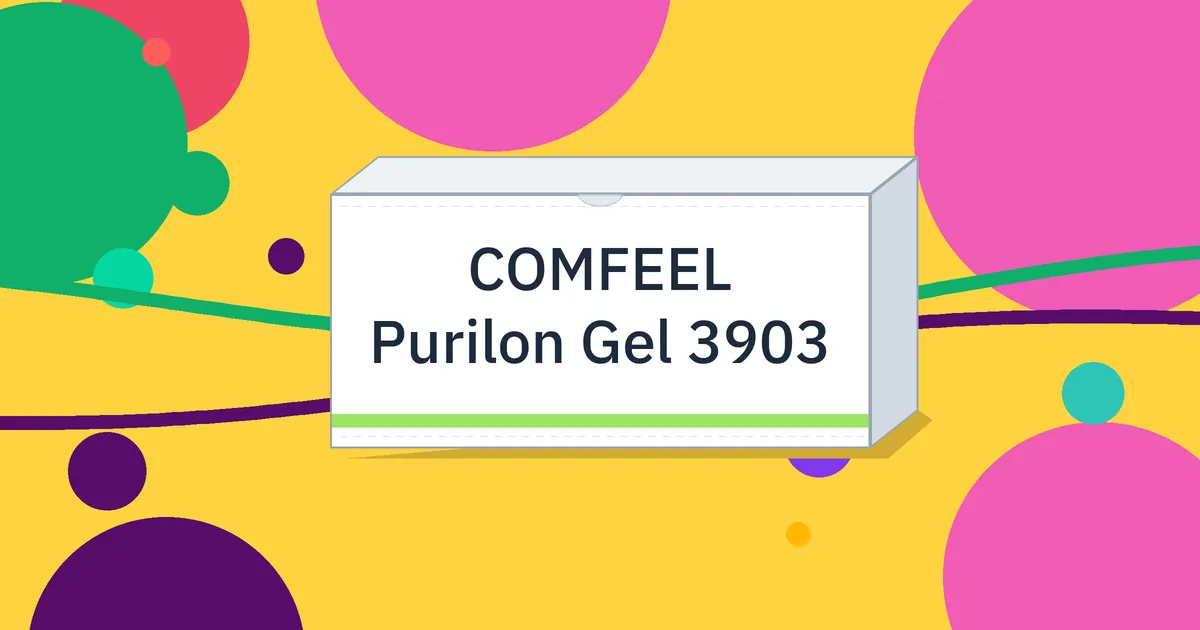 Symbolbild: Packung mit der Aufschrift COMFEEL Purilon Gel 3903 (PZN 14332154) – Verfügbarkeit und Bezug in Apotheken in Frankfurt am Main