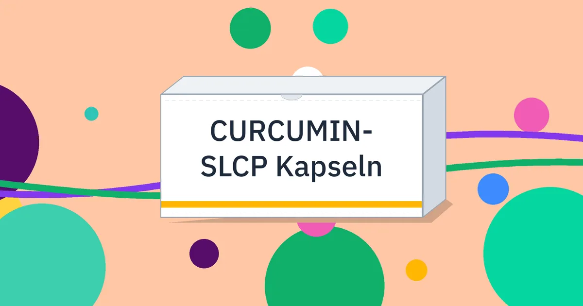 Symbolbild: Packung mit der Aufschrift CURCUMIN-SLCP Kapseln (PZN 17965032) – Verfügbarkeit und Bezug in Apotheken in Frankfurt am Main