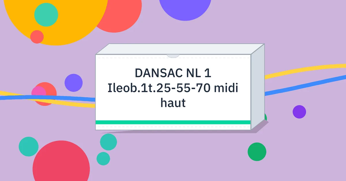 Symbolbild: Packung mit der Aufschrift DANSAC NL 1 Ileob.1t.25-55-70 midi haut (PZN 08843488) – Verfügbarkeit und Bezug in Apotheken in Frankfurt am Main