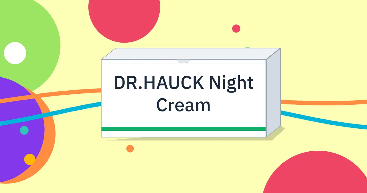 Symbolbild: Packung mit der Aufschrift DR.HAUCK Night Cream (PZN 17449744) – Verfügbarkeit und Bezug in Apotheken in Frankfurt am Main