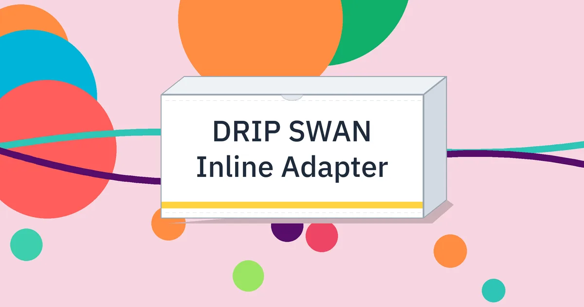 Symbolbild: Packung mit der Aufschrift DRIP SWAN Inline Adapter (PZN 12423800) – Verfügbarkeit und Bezug in Apotheken in Frankfurt am Main