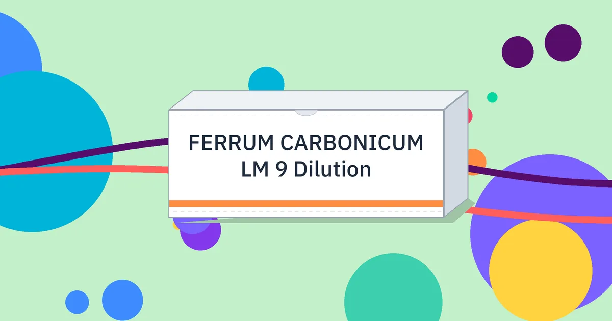 Symbolbild: Packung mit der Aufschrift FERRUM CARBONICUM LM 9 Dilution (PZN 12847919) – Verfügbarkeit und Bezug in Apotheken in Frankfurt am Main