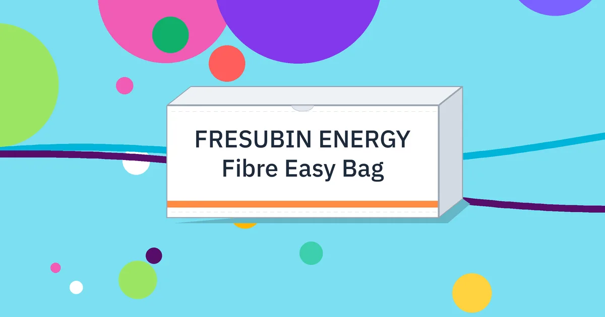 Symbolbild: Packung mit der Aufschrift FRESUBIN ENERGY Fibre Easy Bag (PZN 01404076) – Verfügbarkeit und Bezug in Apotheken in Frankfurt am Main