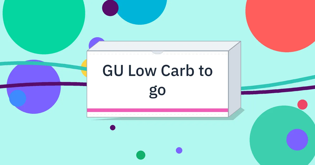 Symbolbild: Packung mit der Aufschrift GU Low Carb to go (PZN 13928301) – Verfügbarkeit und Bezug in Apotheken in Frankfurt am Main