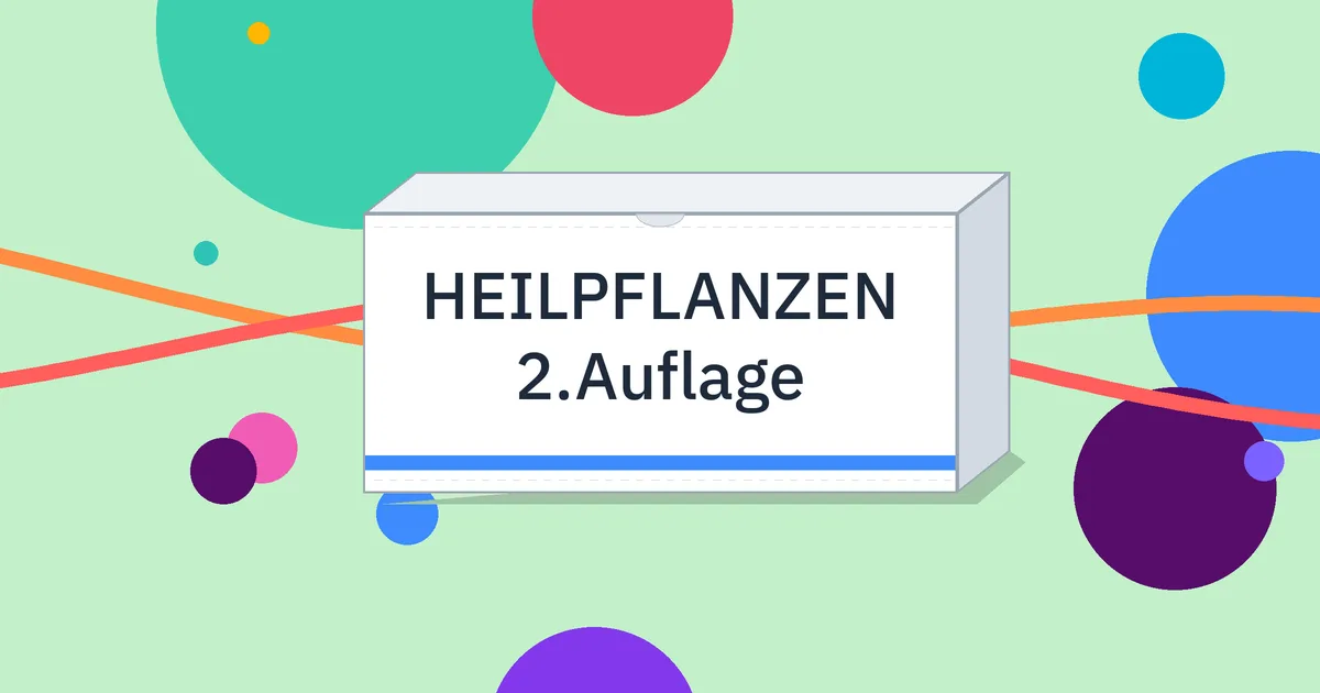 Symbolbild: Packung mit der Aufschrift HEILPFLANZEN 2.Auflage (PZN 05125114) – Verfügbarkeit und Bezug in Apotheken in Frankfurt am Main