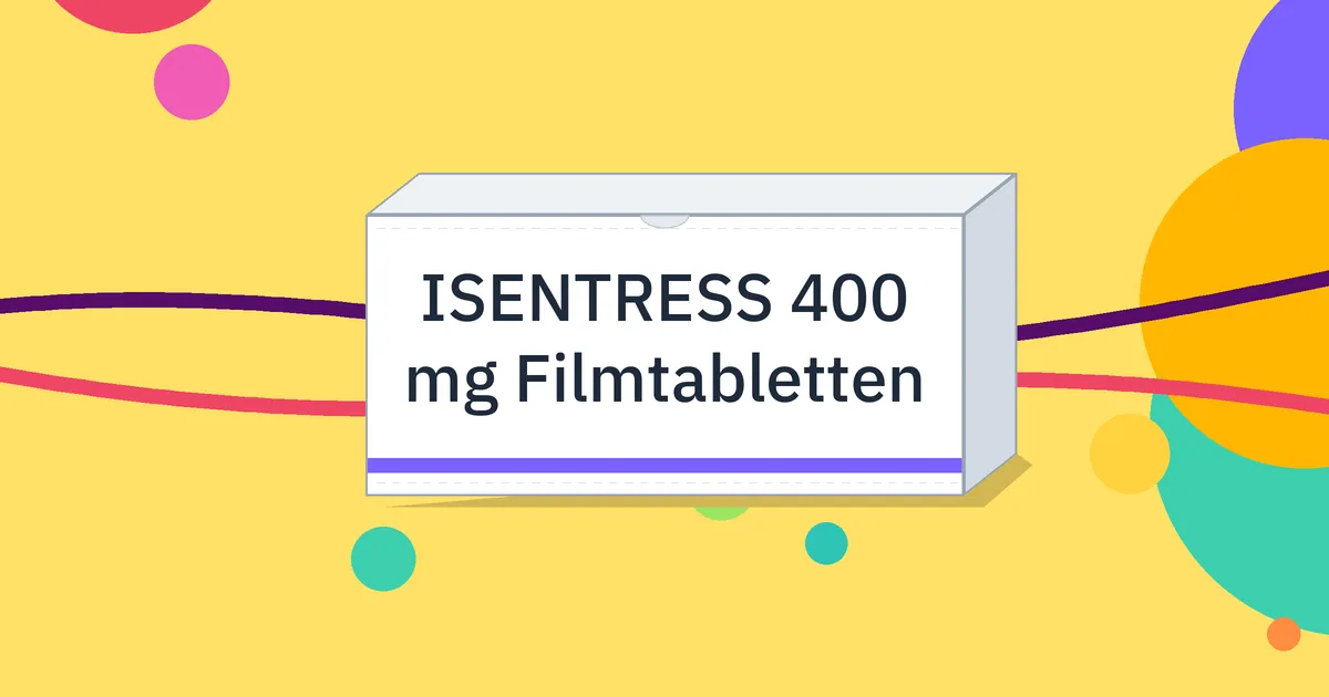 Symbolbild: Packung mit der Aufschrift ISENTRESS 400 mg Filmtabletten (PZN 12392637) – Verfügbarkeit und Bezug in Apotheken in Frankfurt am Main