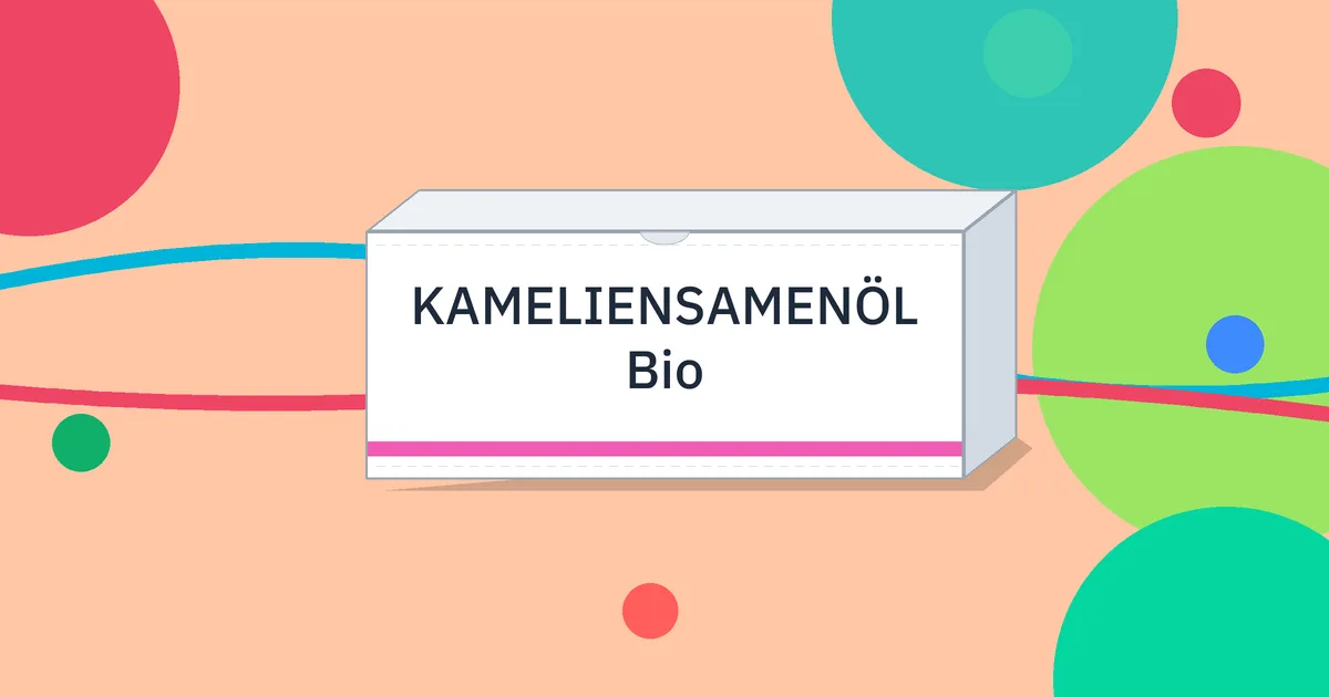 Symbolbild: Packung mit der Aufschrift KAMELIENSAMENÖL Bio (PZN 12146045) – Verfügbarkeit und Bezug in Apotheken in Frankfurt am Main