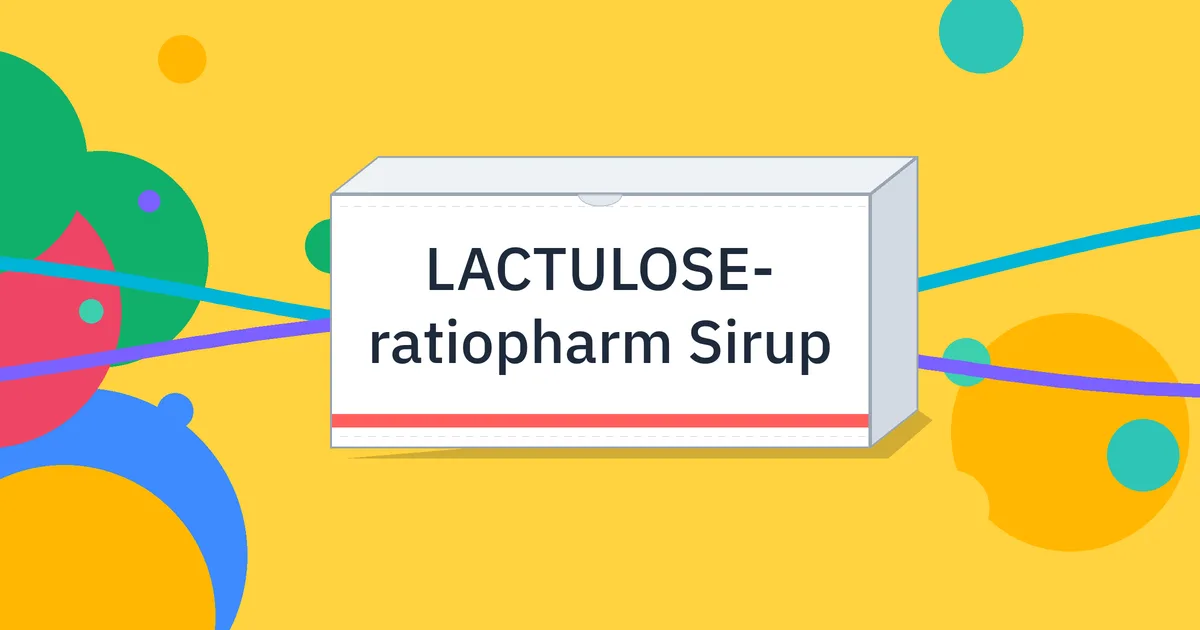 Symbolbild: Packung mit der Aufschrift LACTULOSE-ratiopharm Sirup (PZN 04916865) – Verfügbarkeit und Bezug in Apotheken in Frankfurt am Main